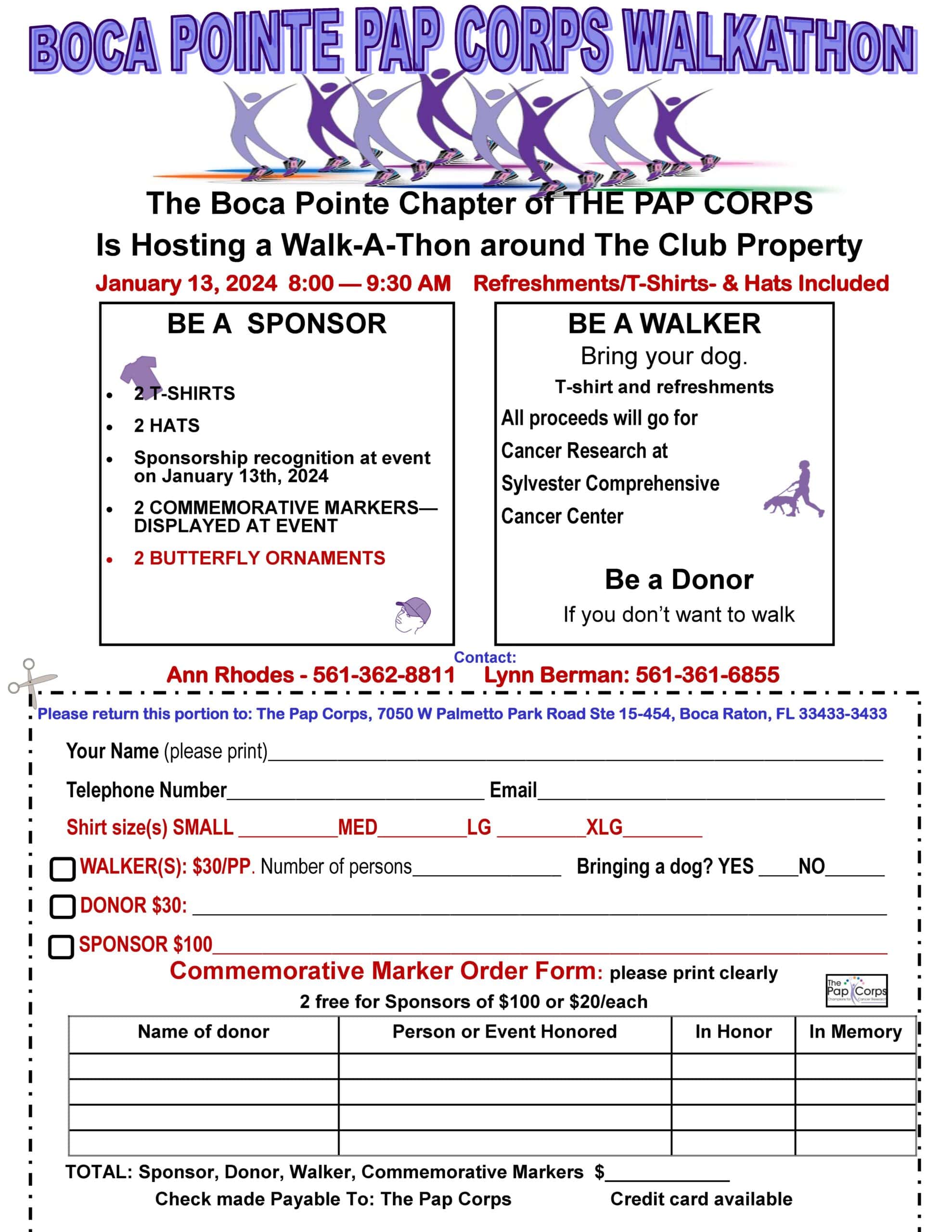 Boca Pointe Chapter Walk | The Pap Corps
