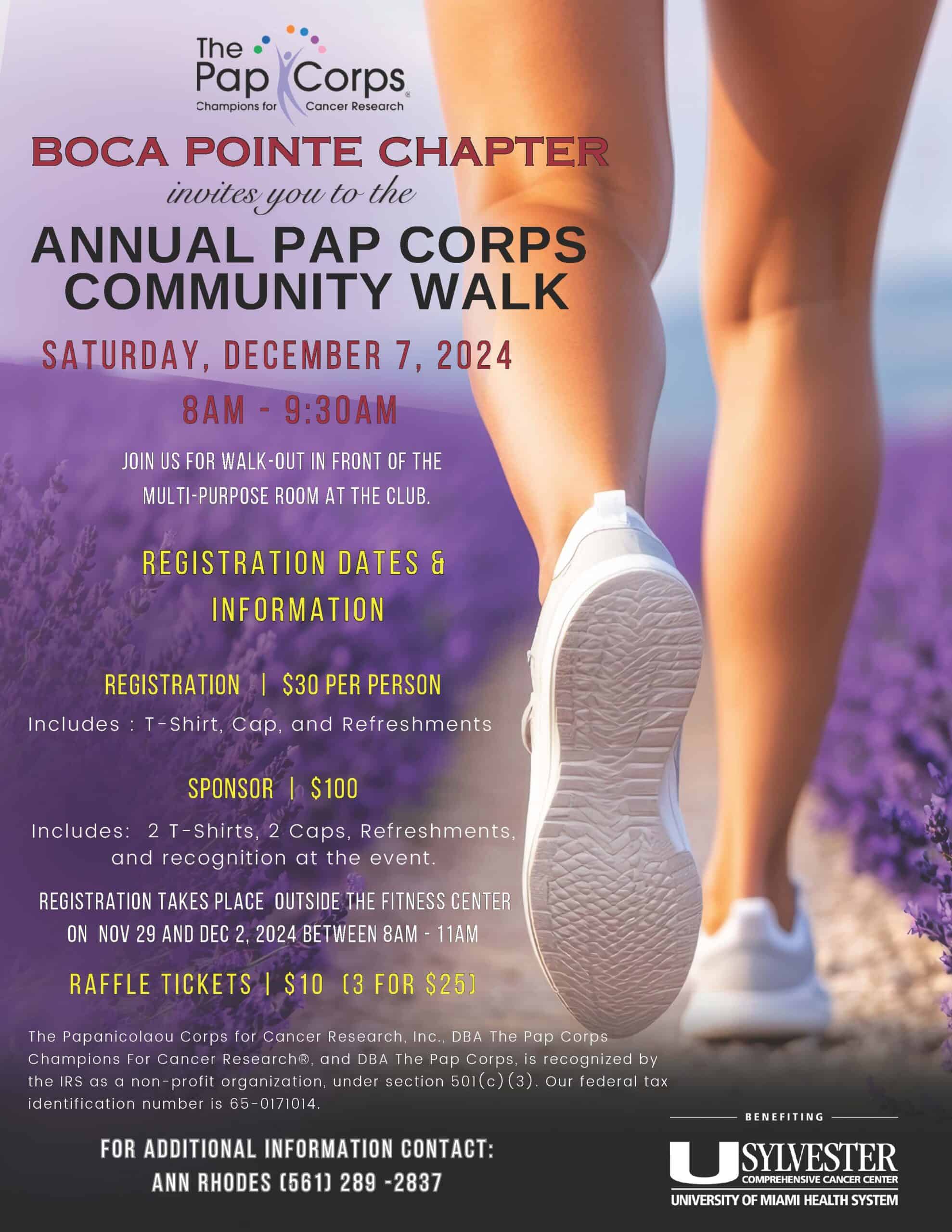 Boca Pointe Annual Community Walk | The Pap Corps