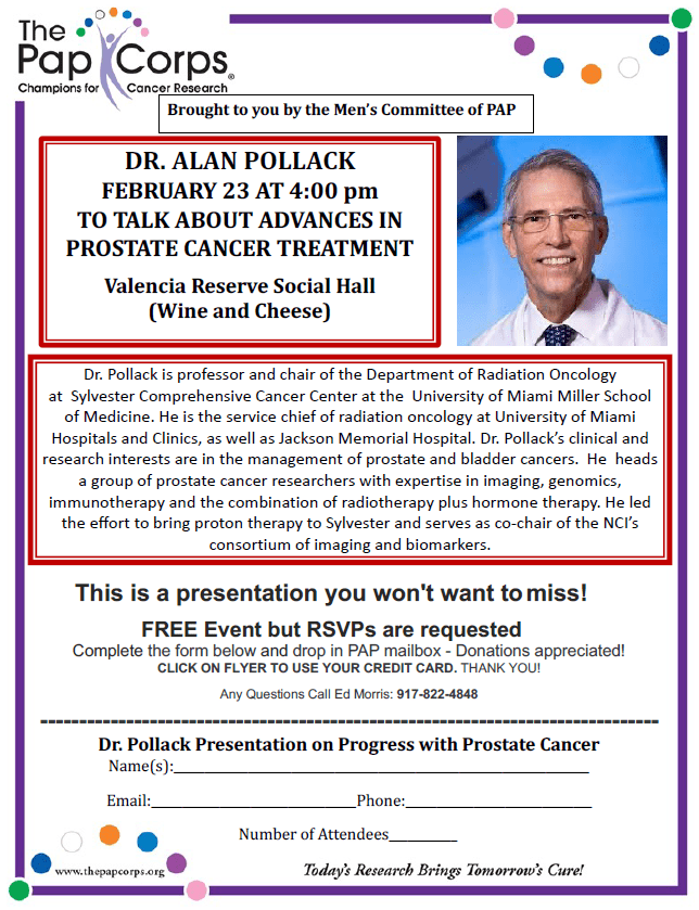 Valencia Reserve Dr. Alan Pollack | The Pap Corps