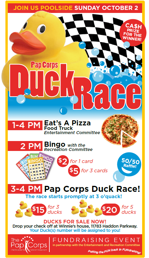 Cascade Lakes DUCK RACE ON THE POOL DECK | The Pap Corps