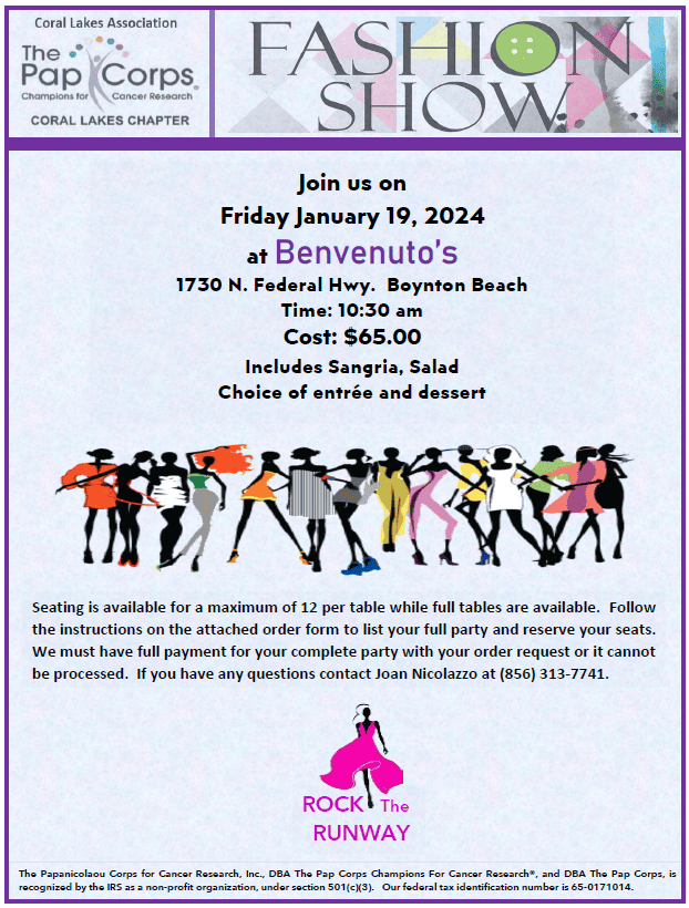 Fashion Show Fundraiser Checklist