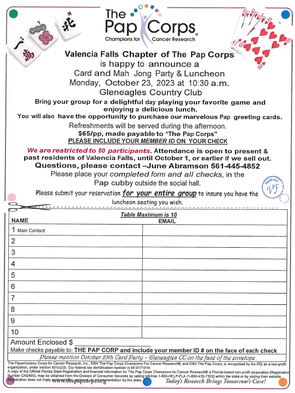 Events | The Pap Corps