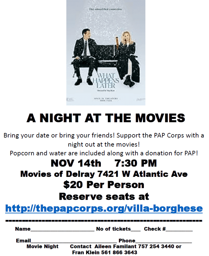 Villa Borghese a Night at the Movies | The Pap Corps